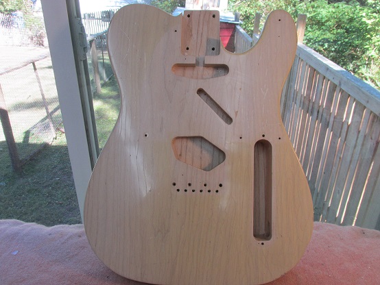 Gord Miller Vintage Restorations - B Hefner swamp ash Tele body. (SOLD)