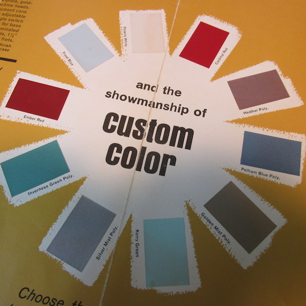 Gord Miller Vintage Restorations - 1964 Gibson firebird custom color ...